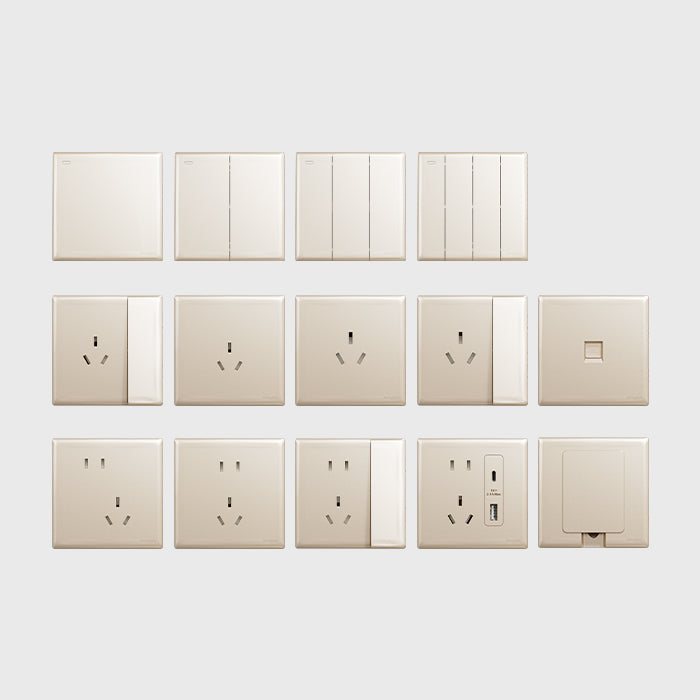 GEDIAOJIN Modern Switch Sockets – Banwei-Asia